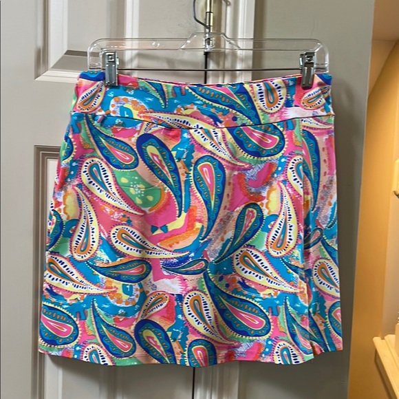 Lulu-B | Shorts | Lulu B Colorful Print Skort Small | Poshmark